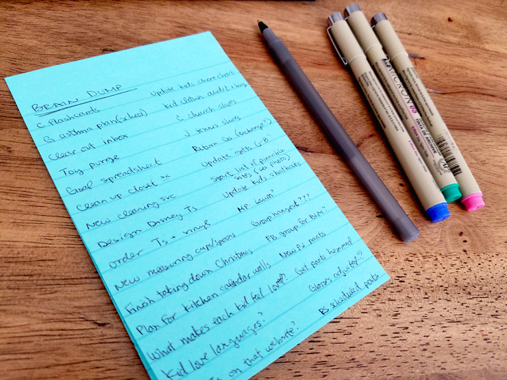 Is Your Brain Too Busy? Here's How I Clear Mine.