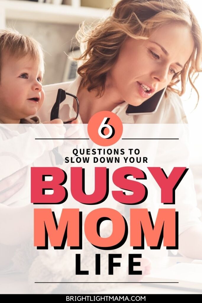 Busy Mom Pin Bright Light Mama